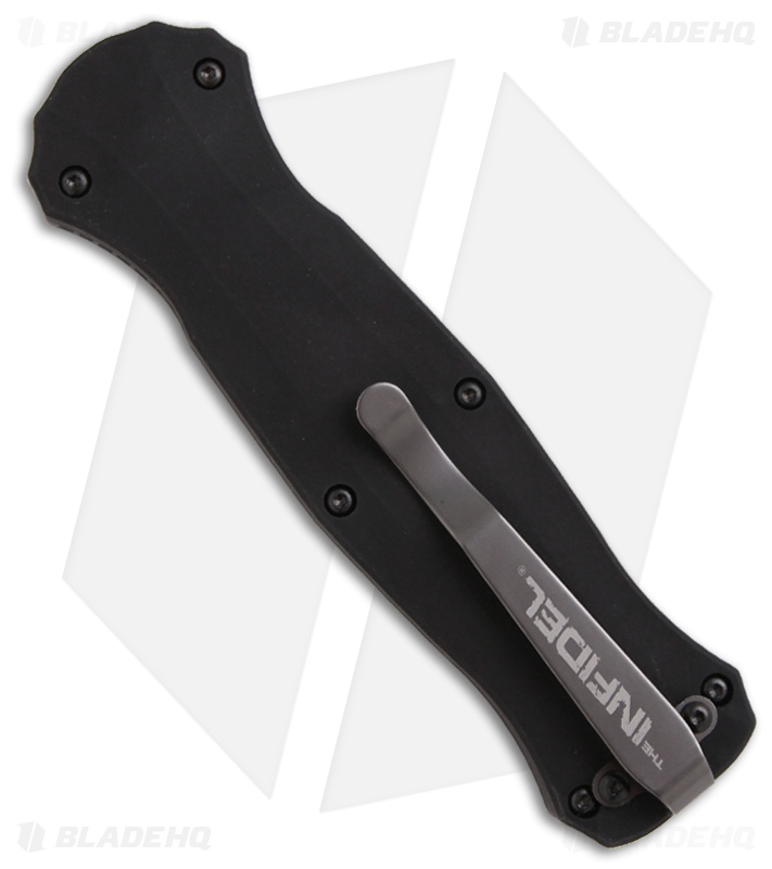 Benchmade Infidel 3300BK Infidel Knife Black Aluminum OTF Dagger