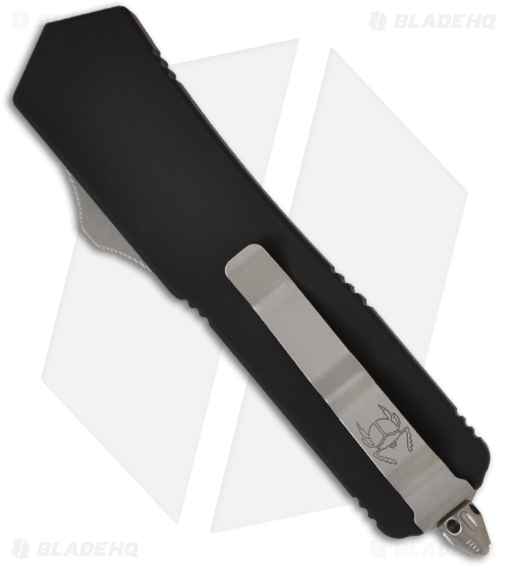 Microtech Scarab OTF Knife Executive D/E Dagger (Satin SER) 109-5 ...