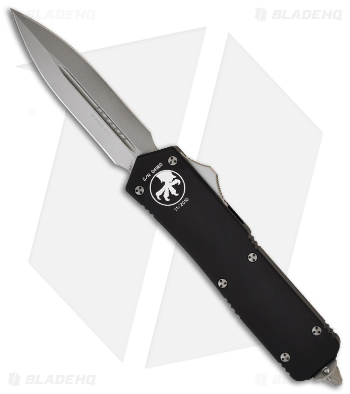 Microtech Scarab OTF Knife Executive D/E Dagger (Bead Blast PLN) 109-7 ...
