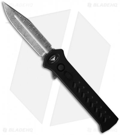 Paragon PARA-X Black Hawk Automatic Knife (3.5" Damascus) - Blade HQ