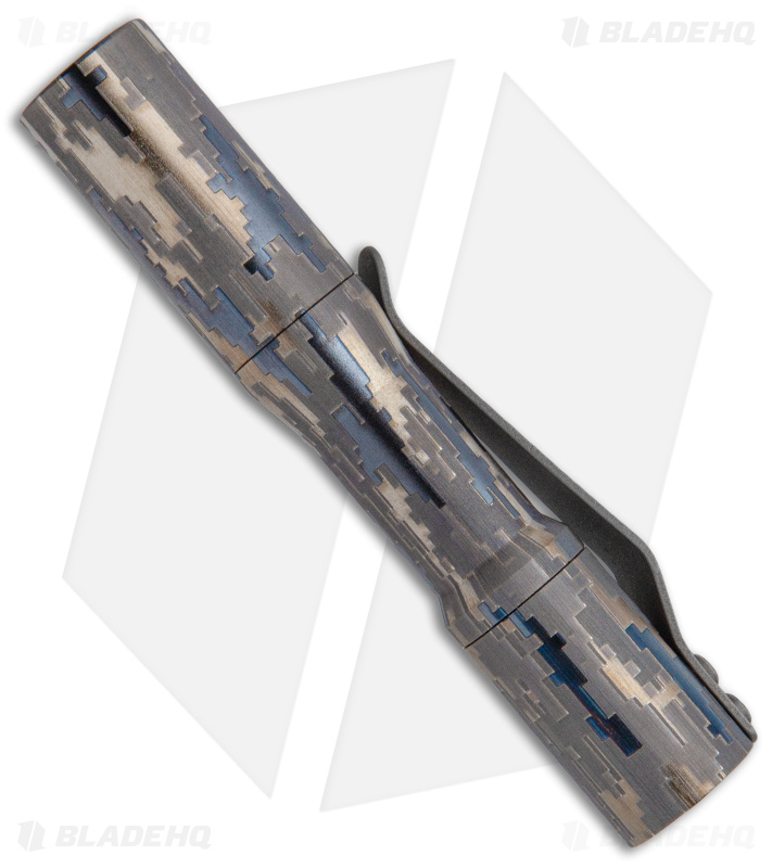 CWF Custom Machined Click Flashlight Digi Camo Ti - Blade HQ