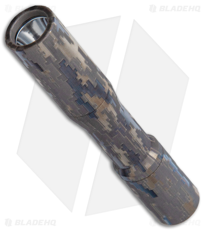 CWF Custom Machined Click Flashlight Digi Camo Ti - Blade HQ