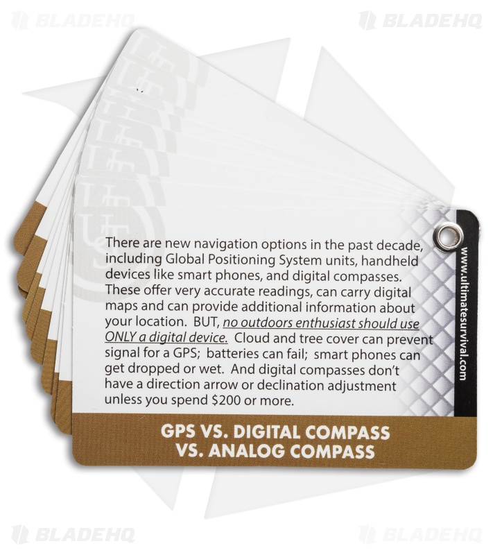Ultimate Survival Technologies Way Finding Cards - Blade HQ