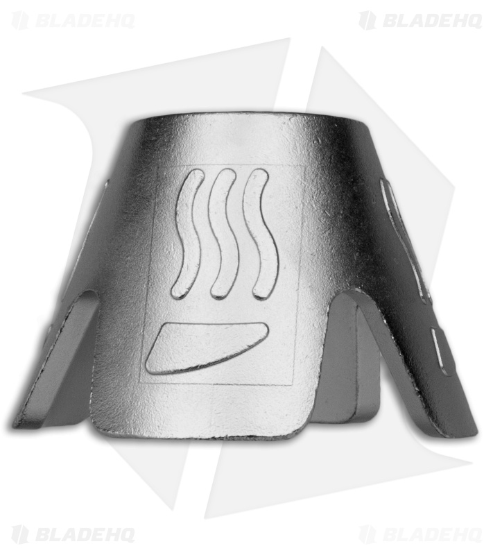 FireCone Alcohol Burner Stove & Fire Starter - Polished Stainless Steel ...