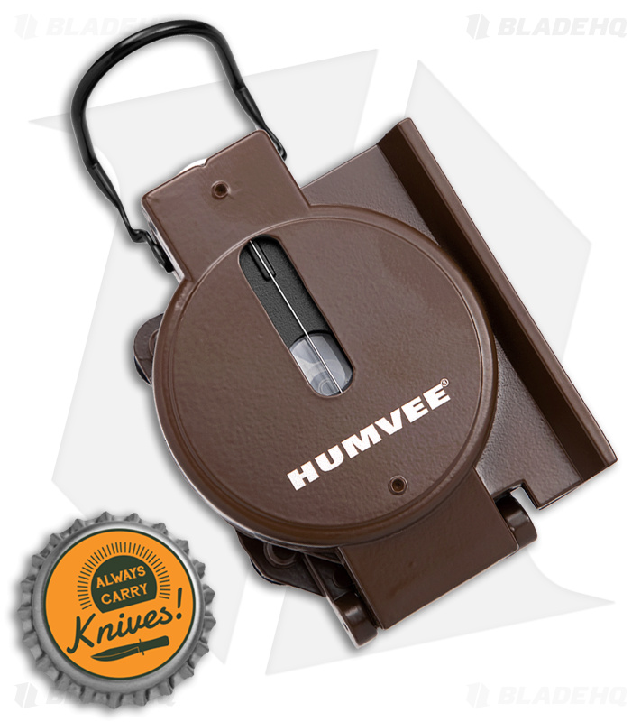 Humvee Liquid Filled Lensatic Compass Green Metal - Blade HQ