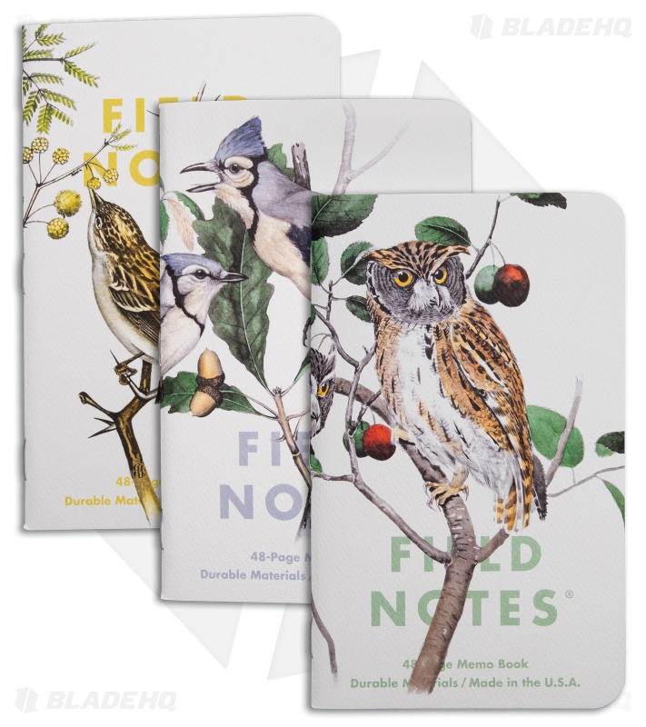 Field Notes Birds and Trees of North America Pack A - OWL