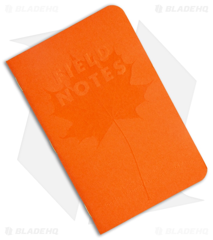 Field Notes Fall Autumn Trilogy 3-Pack Notebooks - Ruled - Blade HQ