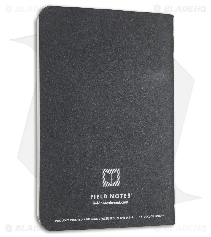 Field Notes Pitch Black MEMO Dot Graph 3-Pack (Pitch Black) FN-33 ...