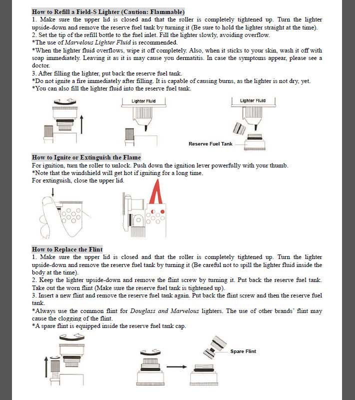 Douglass Field-S Waterproof Lighter (Brass) - Blade HQ