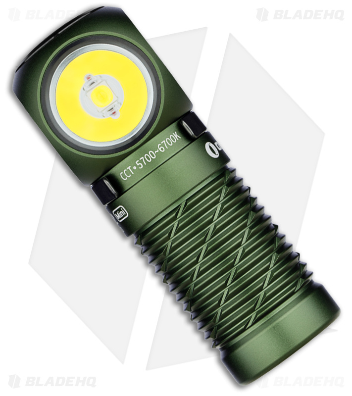 Olight Perun 2 Mini Rechargeable Cool LED Green Aluminum - Blade HQ