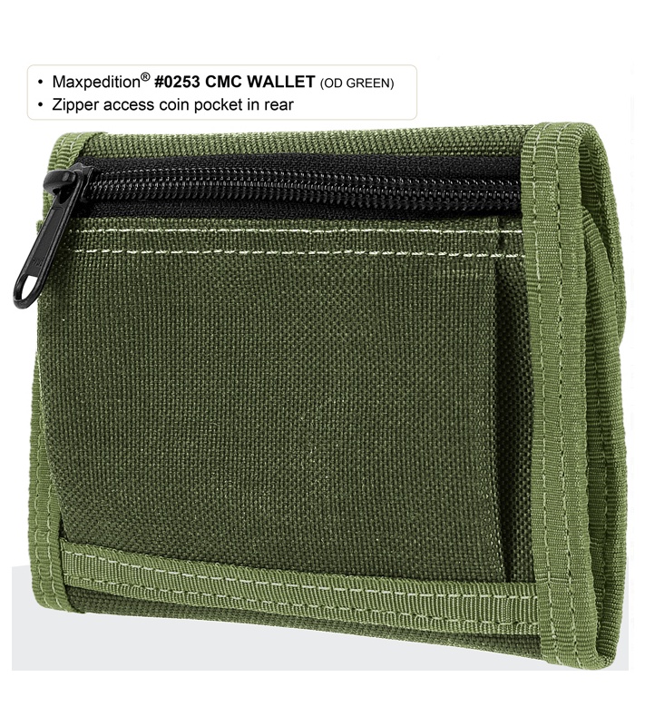 Maxpedition CMC Wallet Foliage Green 0253F - Blade HQ