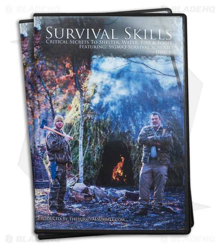 The Survival Summit Survival Skills DVD Disc 1 and 2 - Blade HQ
