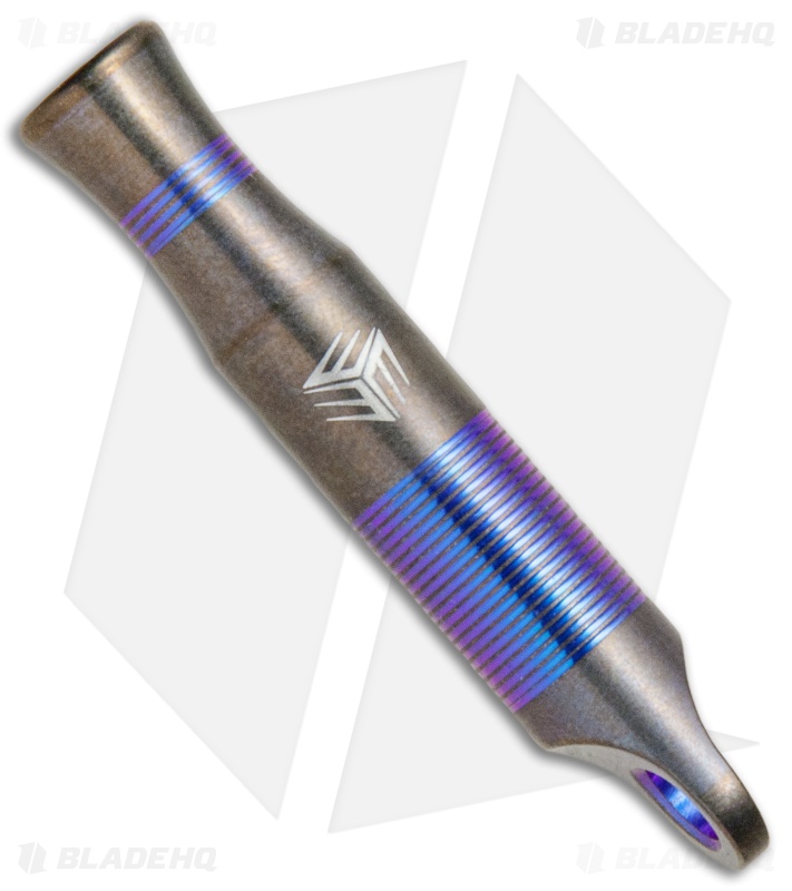 WE Knife Co. 120dB Titanium Whistle Blue A-05B - Blade HQ