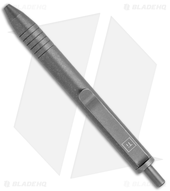 Big Idea Design | Mini Click Pen | Stonewash Titanium - Blade HQ