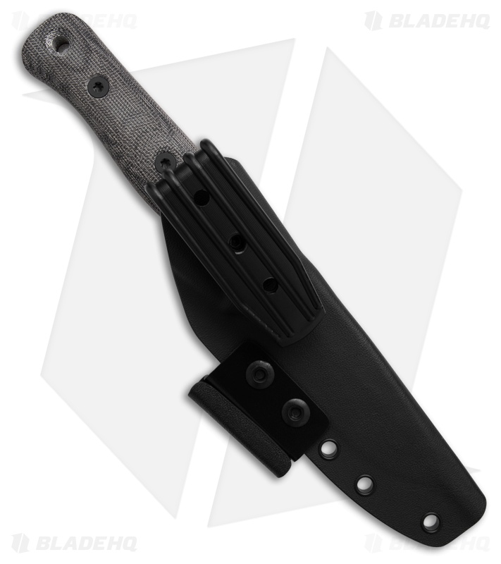 Reiff Knives F4 Bushcraft Knife Black Micarta LH - Blade HQ