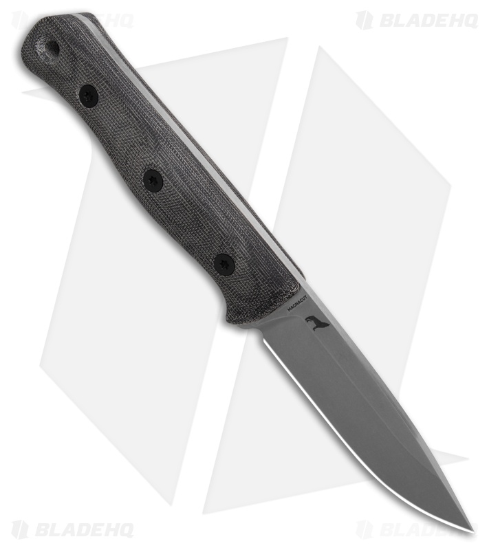 Reiff Knives F4 Bushcraft Knife Black Micarta LH - Blade HQ