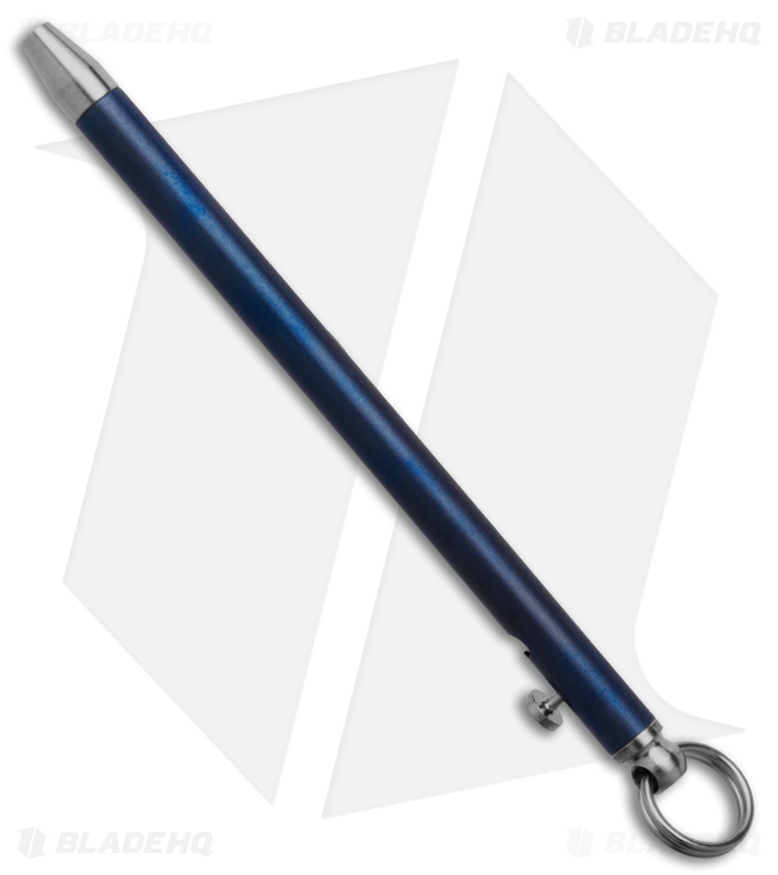 Flytanium Mini Bolt-Action Blue Titanium Pen
