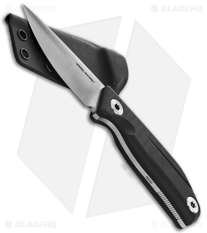 Real Steel CVX-80 Fixed Blade Knife Black G-10 - Blade HQ