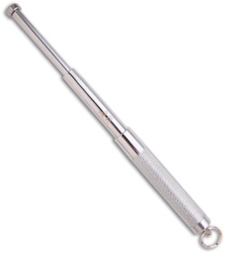 Pocket Baton Mini Expandable 12" Self Defense Baton (Silver) - Blade HQ