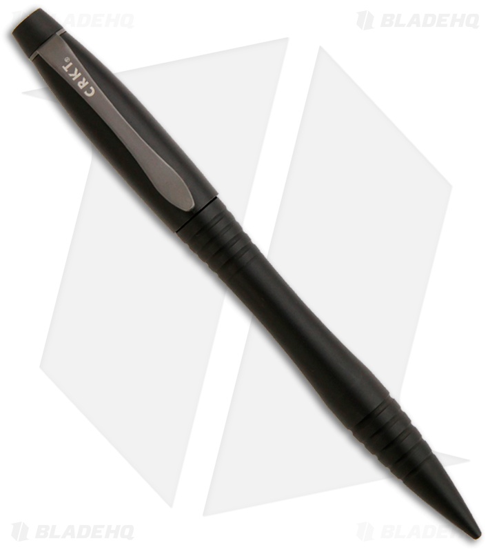 CRKT Williams Aluminum Tactical Defense Pen (Black) TPENWK - Blade HQ