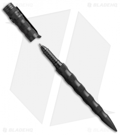 UZI Tactical Striker Pen 11 w/ Striking Point (Black) TACPEN-11 - Blade HQ