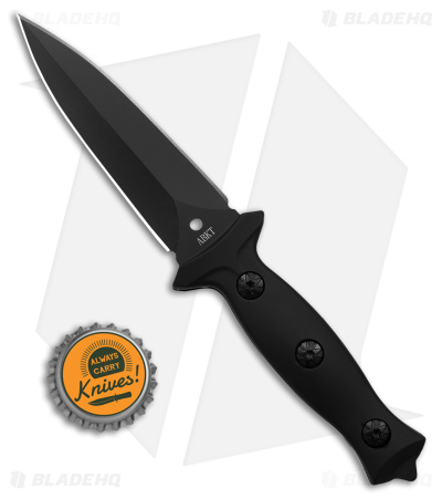 ABKT Boot Fixed Blade Knife Black Polymer (3.25" Black) AB014 - Blade HQ