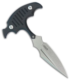 Kubey Knives Medusa Push Dagger Knife Black G-10 SW