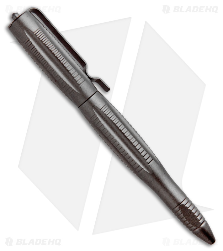 Boker Plus Click-On - Aluminum Tactical Pen | Gray | Blade HQ