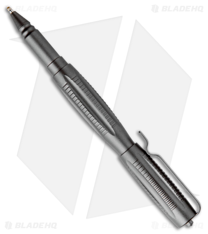 Boker Plus Click-On - Aluminum Tactical Pen | Gray | Blade HQ