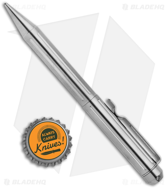 Boker Plus Tactical Fountain Aluminum Pen (6.25" Black) 09BO029 - Blade HQ