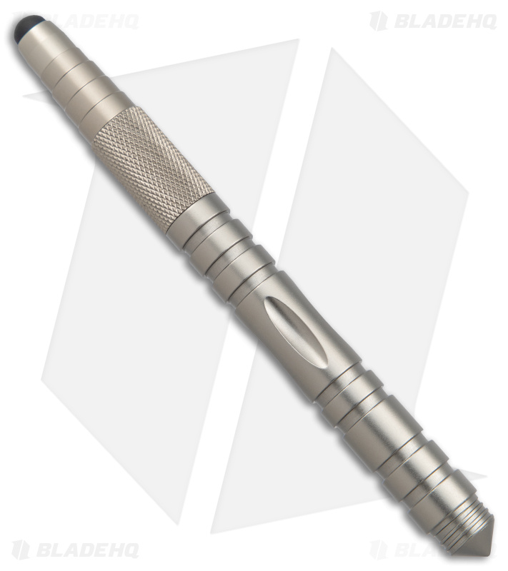 Smith & Wesson Tactical Pen + Stylus (Silver) - Blade HQ