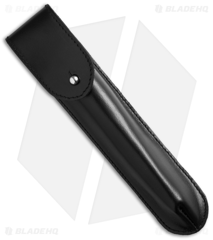 Timor Straight Razor Black Leather Sheath - Blade HQ