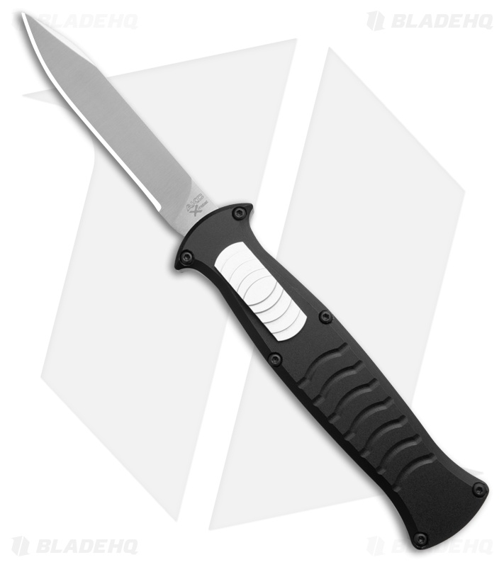 AKC X-treme EVO OTF Auto Knife Black Aluminum Satin Aus 8