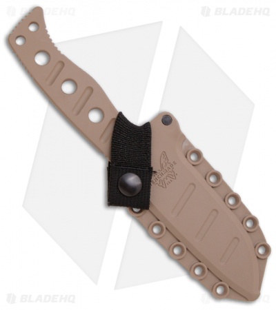 Benchmade Adamas 375 Fixed Blade Combat Knife 4.20" Tan
