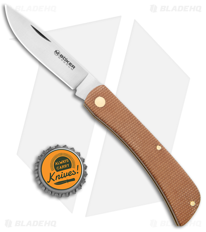 Boker Rangebuster S. Joint Knife Brown (3" Satin) - Blade HQ