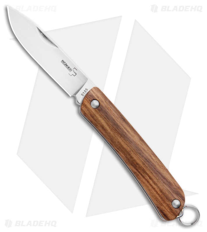 Boker Plus Mini Tech Tool 1 Slip Joint Knife Zebrawood (2" Polish ...