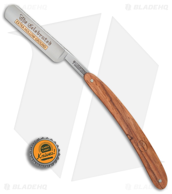 Boker Tree The Celebrated 5/8" Straight Razor Olive Wood 140327 - Blade HQ