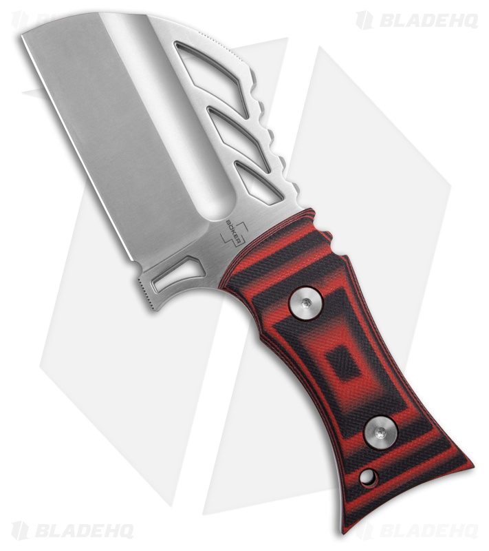 Boker URD XL Knife Red / Black G-10 (2.87" Sat) - Blade HQ