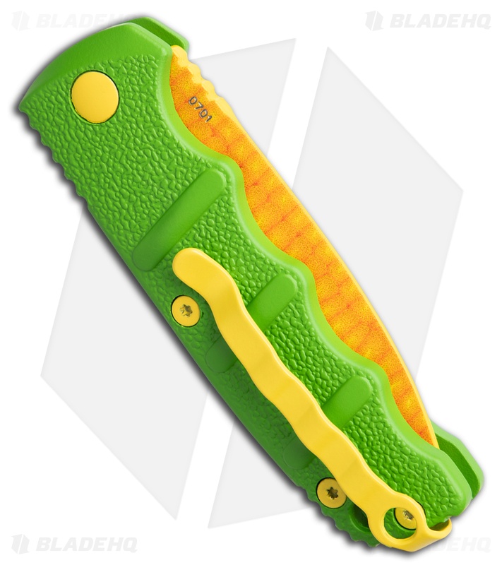 Boker Kalashnicob Mini Automatic Knife Green Al Corn Serr