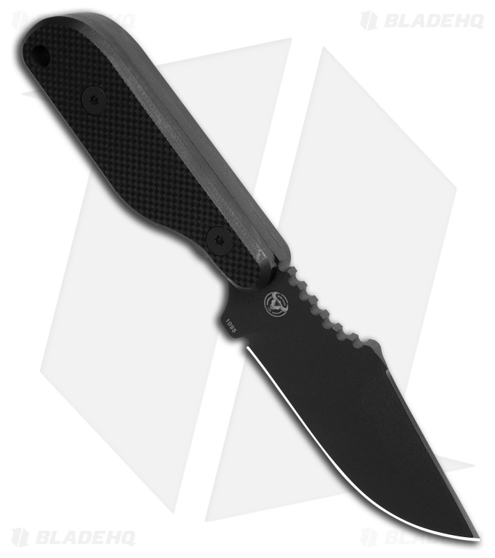 Boker Kagat Fixed Blade Black G-10 Clip Point Black 1095
