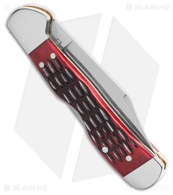 Boker TS 2.0 Mini Copper Lock Red Bone Clip Point Satin D2