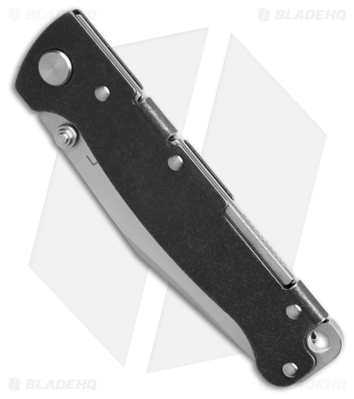 Boker Atlas Black Steel Clip Point Satin D2