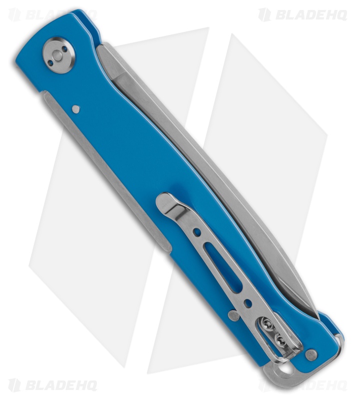 Boker Atlas Blue Stainless Steel Drop Point Satin 12C27