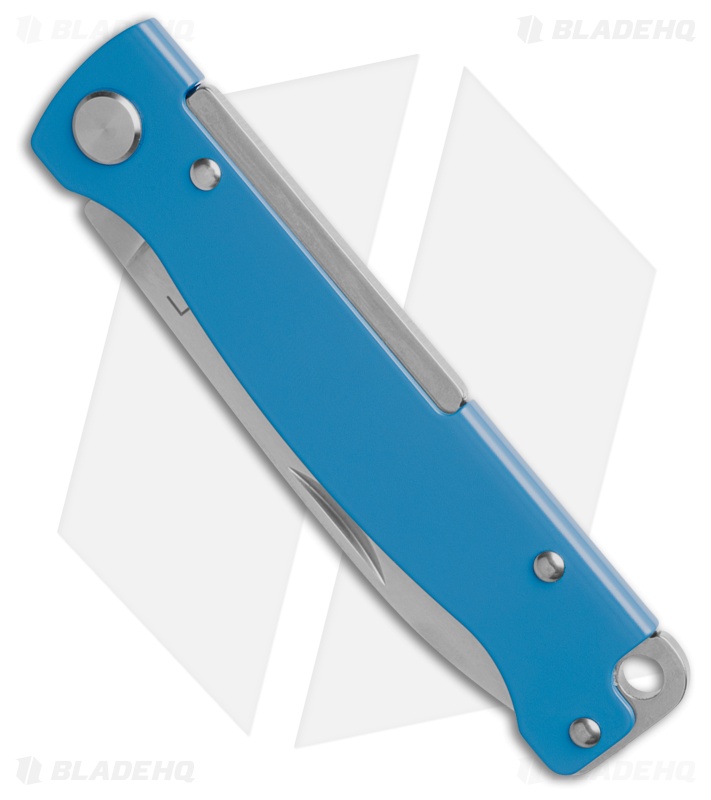 Boker Atlas Blue Stainless Steel Drop Point Satin 12C27