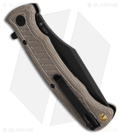 Boker Micro Tracker Folder Knife Green Micarta Black