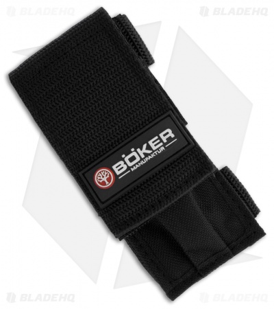 Boker Top Lock Knife Sheath Black Nylon w/ Velcro (Large) - Blade HQ
