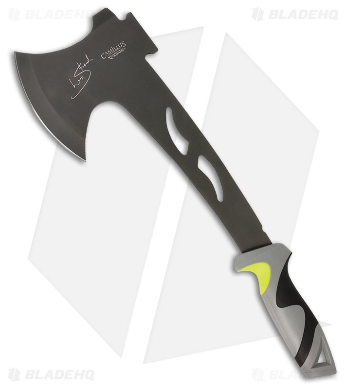 Camillus Les Stroud SK Vigor 18" Axe Gray TPR (Black) CM19120 - Blade HQ