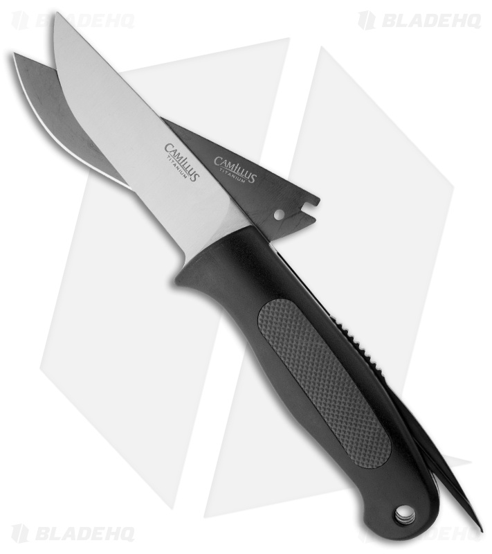 Camillus 8.25" TigerSharp Knife Titanium Bonded Fixed Blade (3.75 ...