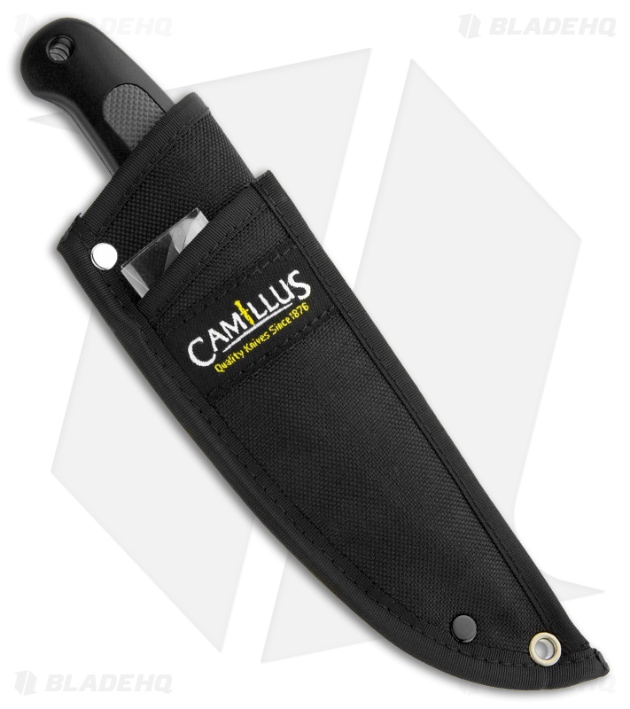 Camillus 8.25" TigerSharp Knife Titanium Bonded Fixed Blade (3.75 ...