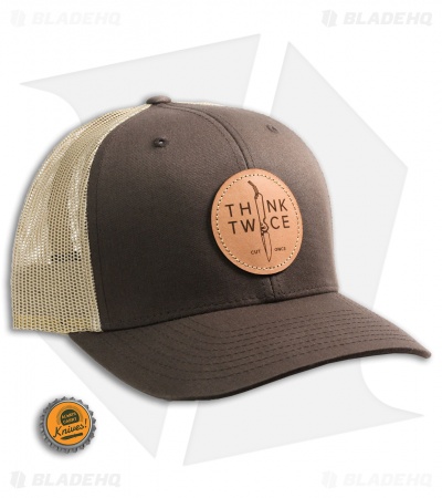 Chris Reeve Knives Think Twice Trucker Hat Brown 1089 - Blade HQ